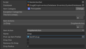 Item Actions - Opsive
