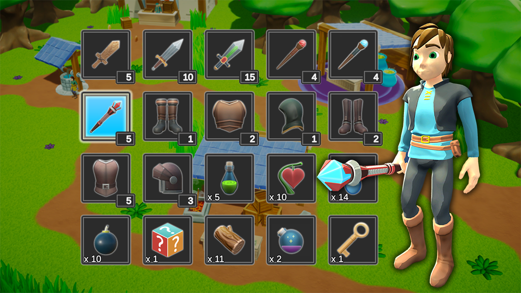 Character Inventory Bundle Opsive