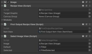 Recipe View - Opsive