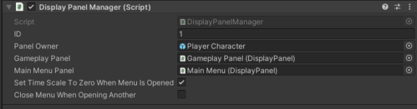 Display Panel & Manager - Opsive