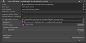 Item View Slots Container - Opsive