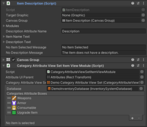 Item Description - Opsive