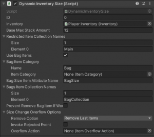 Dynamic Inventory Size - Opsive