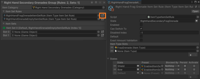 Item Set & Rules - Opsive